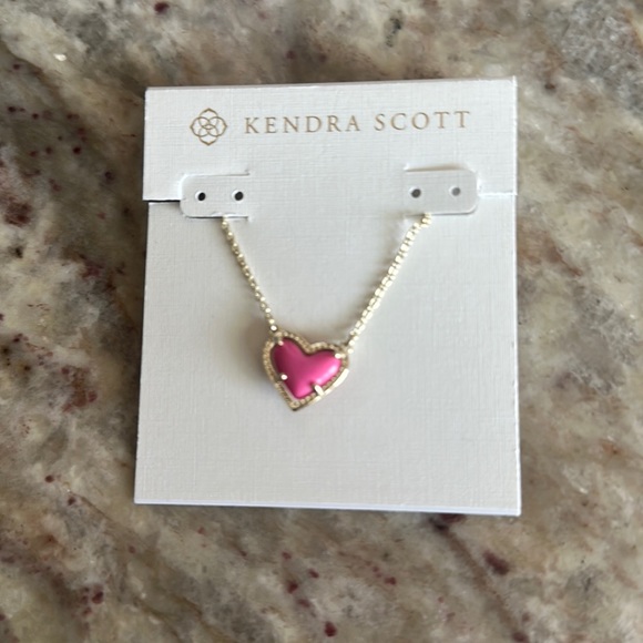 Kendra Scott | Accessories | Pink Heart Kendra Scott Necklace | Poshmark